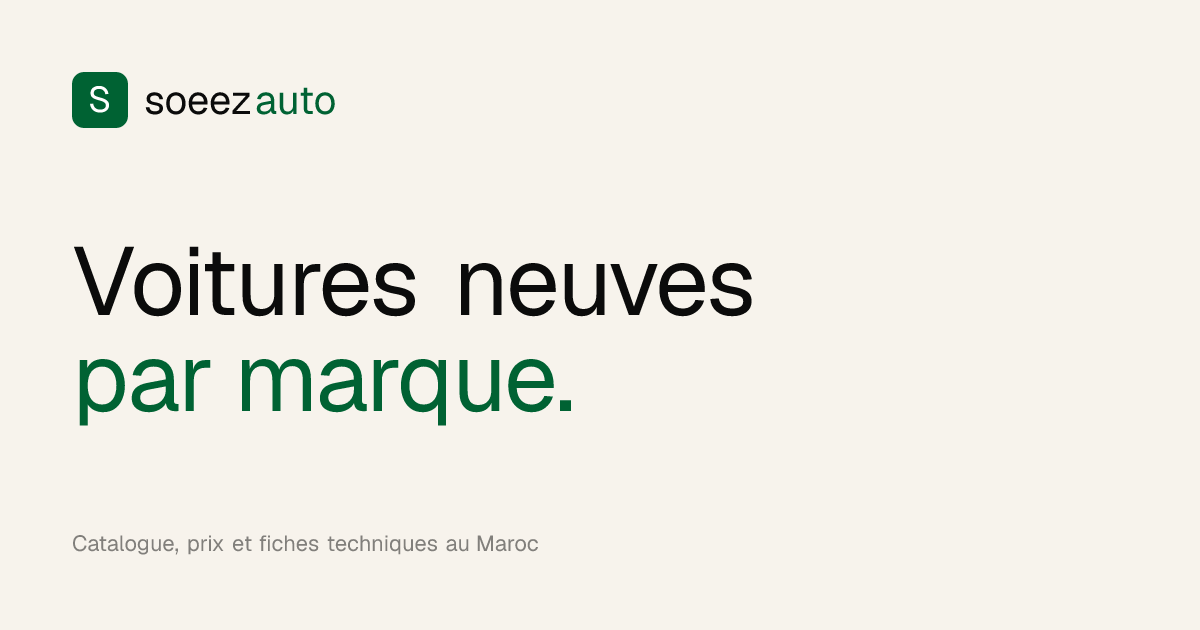 Renault Neuf au Maroc 2026 - Modèles & Prix | SoeezAuto